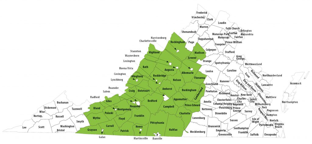 Service Area | Goodwill Industries of the Valleys